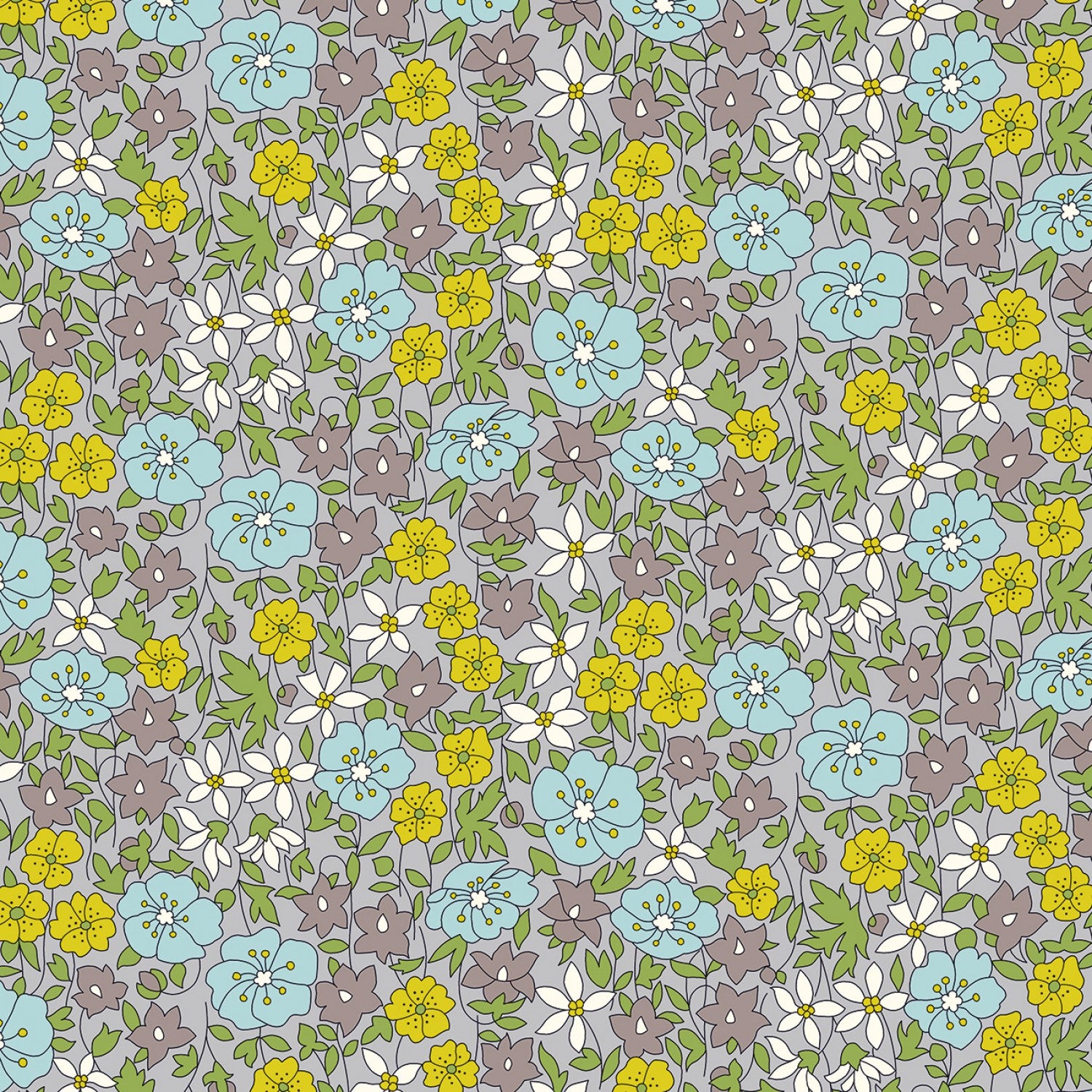 Woodland Walk - Misty Morning Daisy Delight A